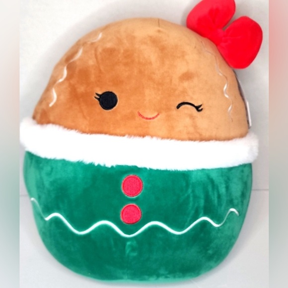 Squishmallows | Toys | Nwt 8 Gina The Gingerbread Girl Squishmallow ...